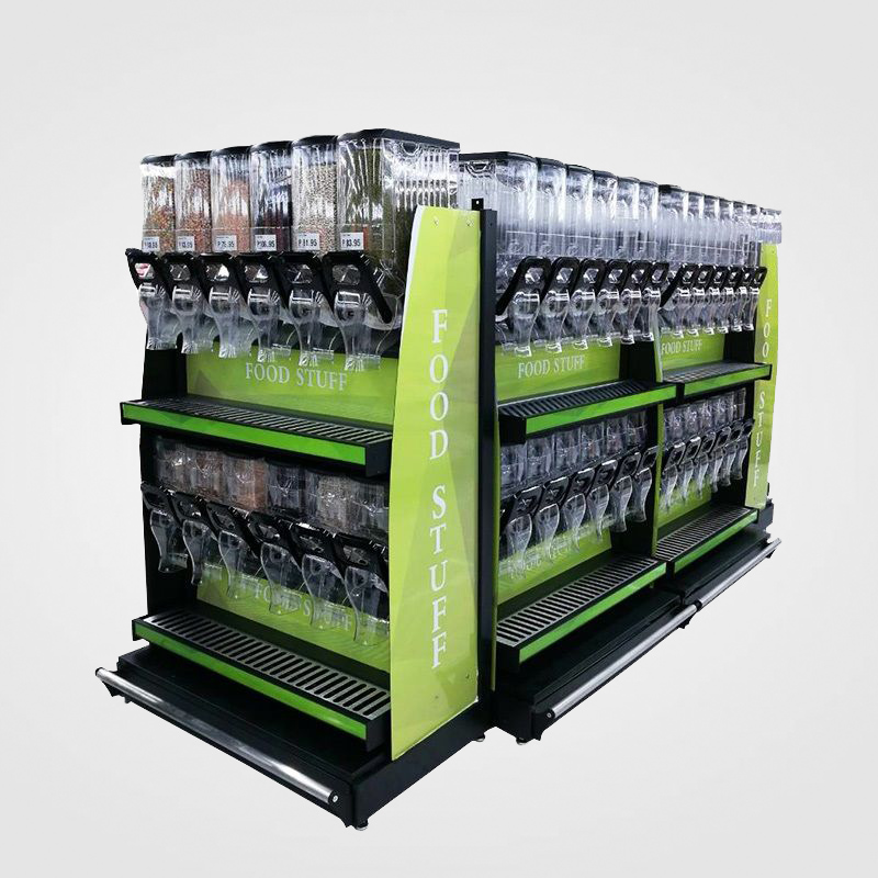Gravity bin, Bulk food dispenser, Supermarket equipment, Display rack ...